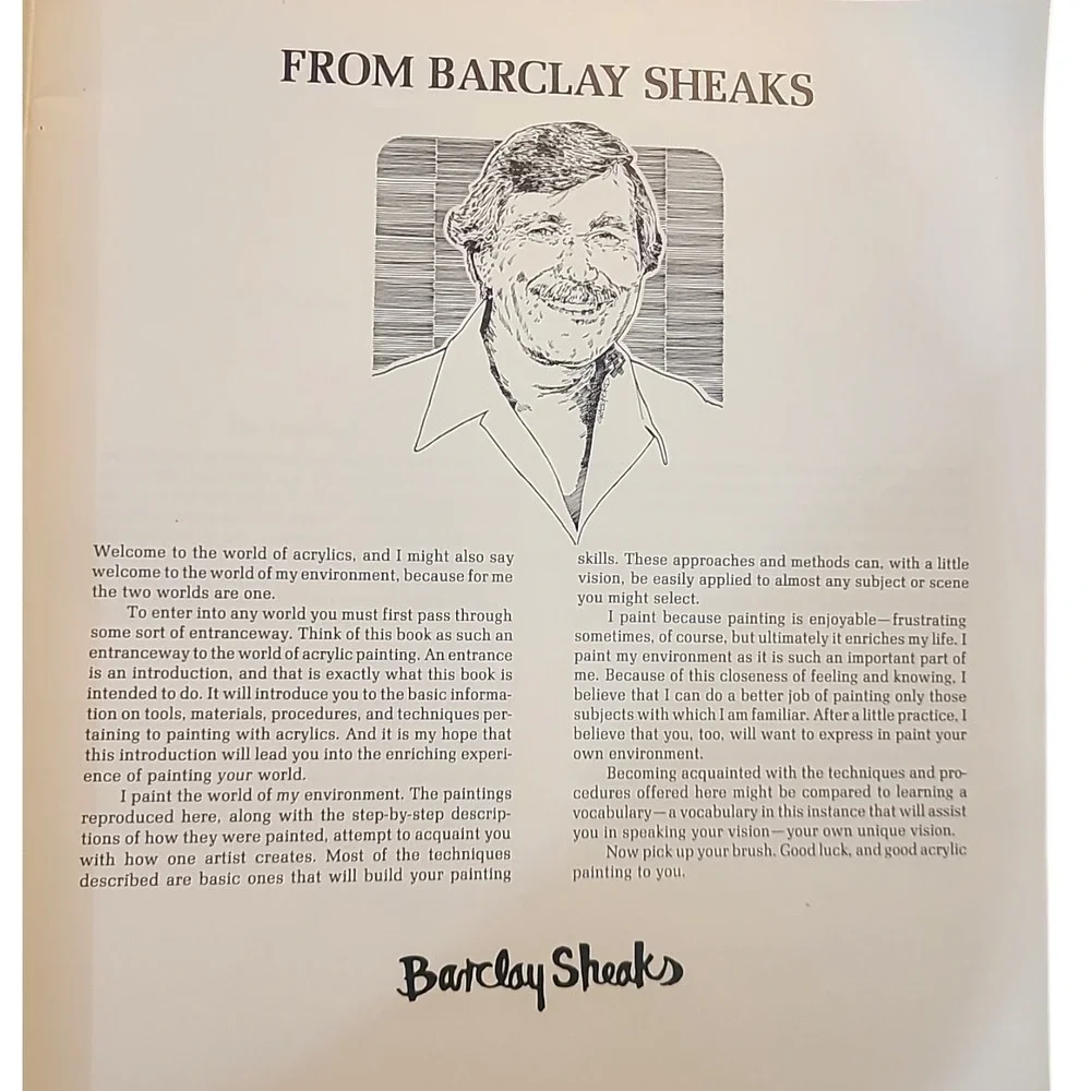 Accents | Acrylic Painting Techniques Barclay Sheaks 1985 Vintage Art ...